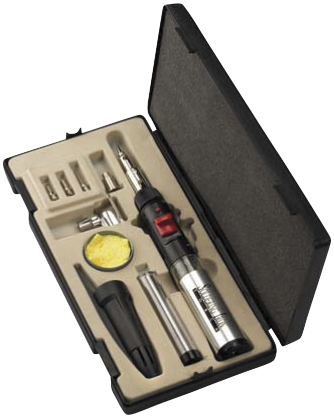 Lodde-/varme kit 9-i-1 auto-tænding - SVS Værktøj
