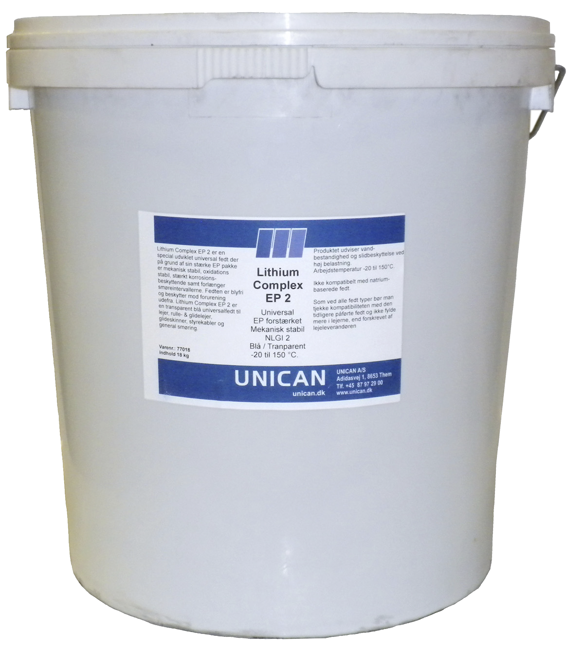 Lithium Complex EP2 univ.fedt 18kg - SVS Værktøj