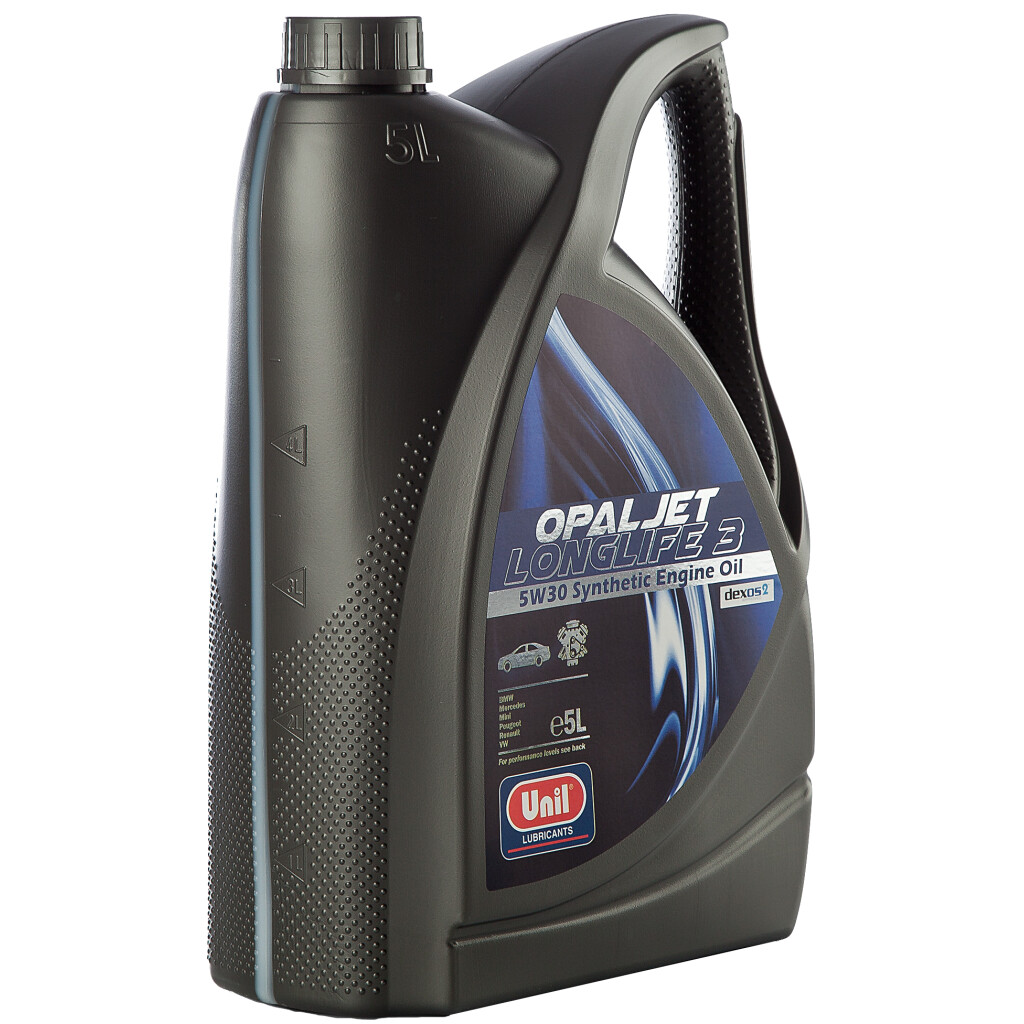 Unil Opaljet Longlife 3 5W30 motorolie, 5 ltr - SVS Værktøj